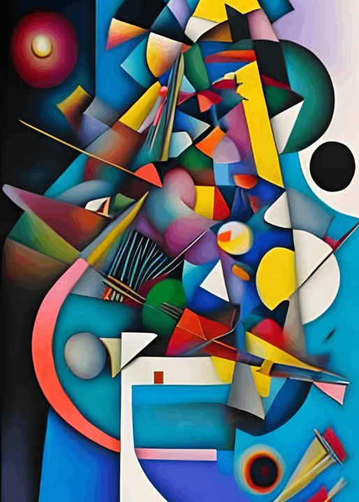 Colorful Shape Abstractions - Life & Things - Digital Art & AI ...