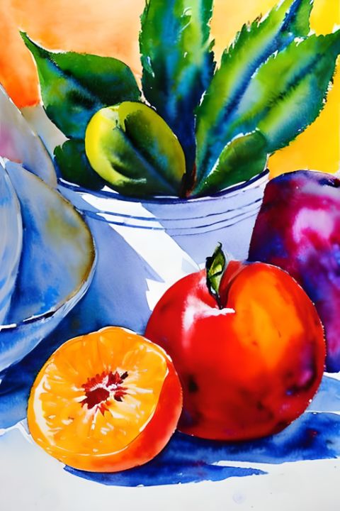 Fruitopia Two - Life & Things - Digital Art & AI, Still Life, Food ...