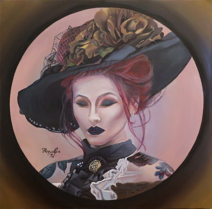 Vignette in Ochre - Patrick Beauclair - Paintings & Prints, People ...