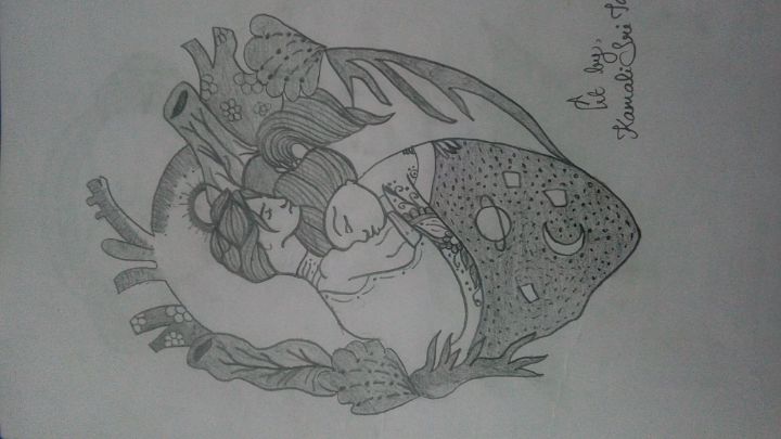 Unconditional love - Artist vision - Drawings & Illustration, People ...