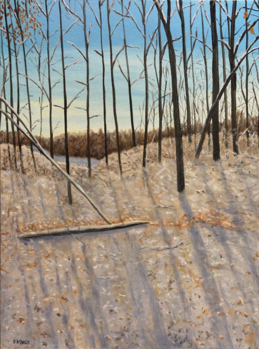 New Snow - David Bowker - Paintings & Prints, Landscapes & Nature ...
