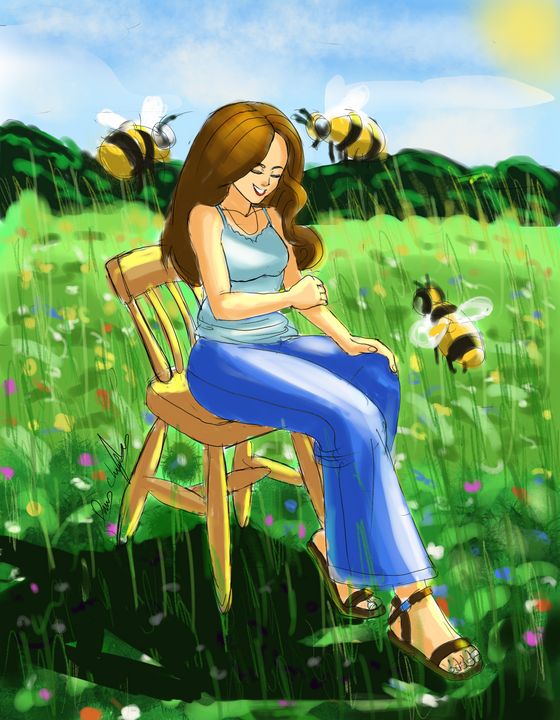 Lilly Bee - Neonzero - Digital Art & AI, Childrens Art, Other Childrens ...