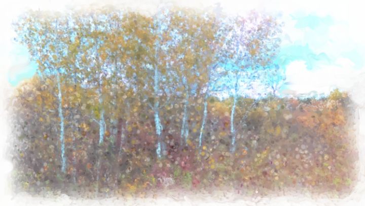 Impressionist Autumn Landscape 0498 - jilljj - Paintings & Prints ...
