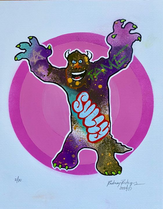 Sully PINK - PANIC Rodriguez - Paintings & Prints, People & Figures ...