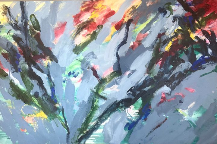 Water Music - David Sears - Paintings & Prints, Abstract, Movement - ArtPal