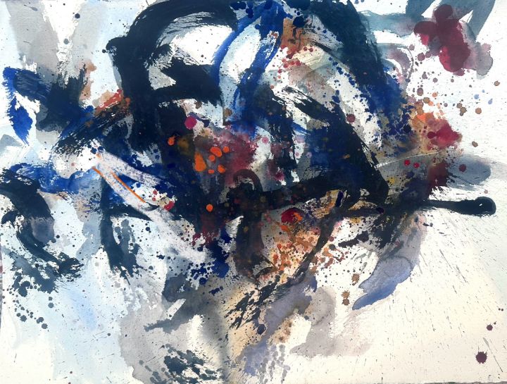 The News - David Sears - Paintings & Prints, Abstract, Irregular Forms ...