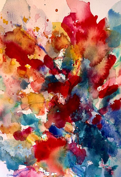 Strawberry Fields - David Sears - Paintings & Prints, Abstract, Organic ...