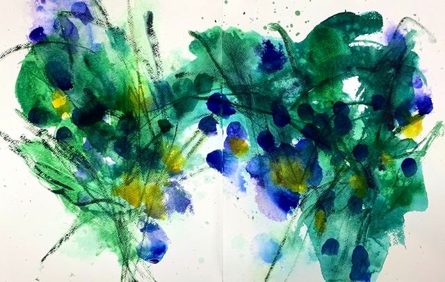 Life in the Woods #1 - David Sears - Paintings & Prints, Abstract ...