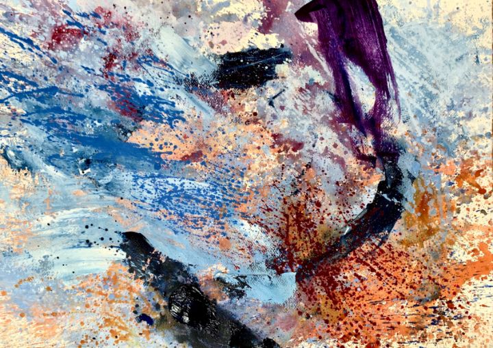Purple Dragon - David Sears - Paintings & Prints, Abstract, Other ...
