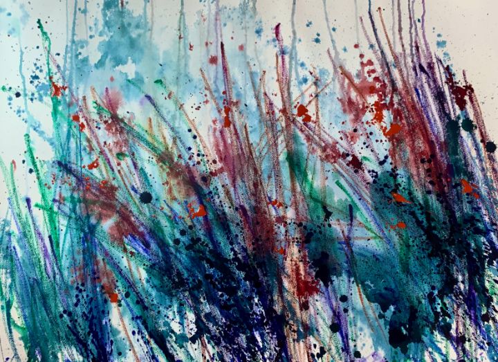 Field #5 - David Sears - Paintings & Prints, Abstract, Movement - ArtPal