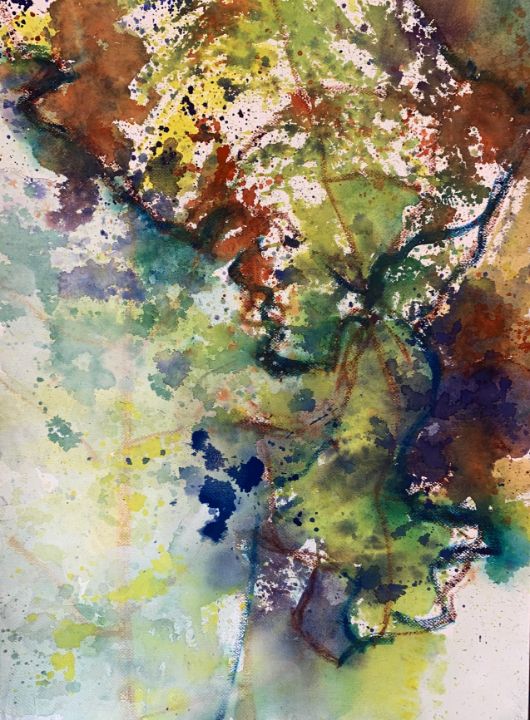 Leaf #3 - David Sears - Paintings & Prints, Abstract, Other Abstract ...