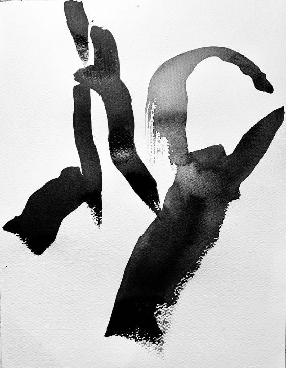 Sumi Branches - David Sears - Paintings & Prints, Abstract, Irregular ...