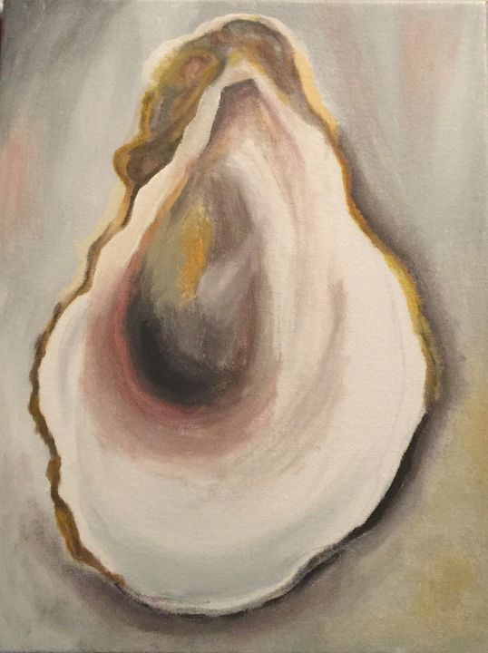 Oyster Shell - Kyra Erica - Paintings & Prints, Landscapes & Nature ...