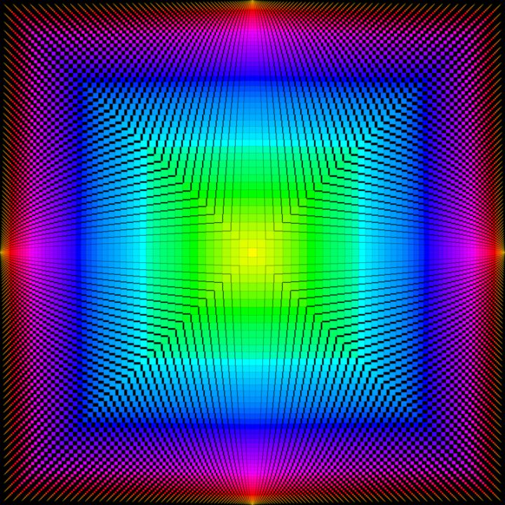 Rainbow squares - Mika X chu - Digital Art & AI, Abstract, Color - ArtPal