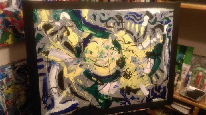 Psychedelic Smiley Face - Brian Leffler - Paintings & Prints, Abstract ...