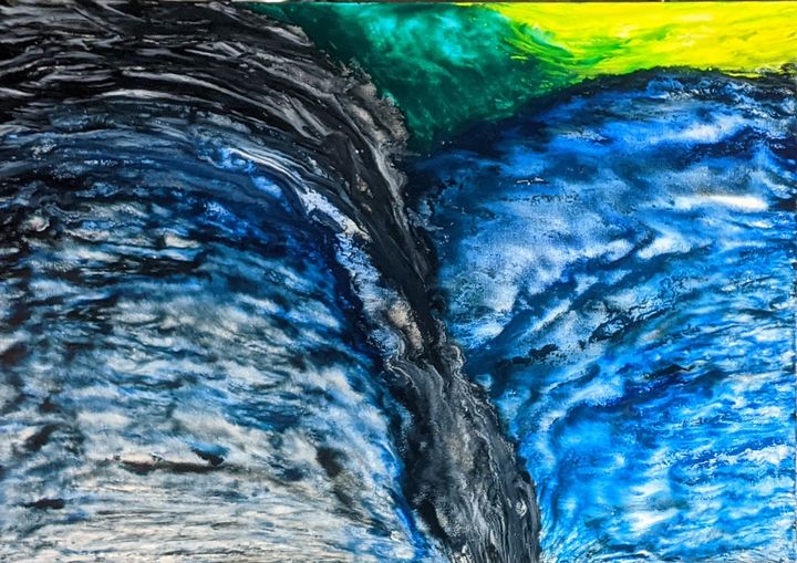 Wolves head abstract - Muralist/Artist Adam Dwyer - Paintings & Prints ...