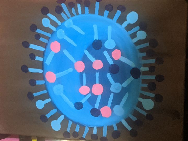 Influenza aka flu virus - Muralist/Artist Adam Dwyer - Paintings ...