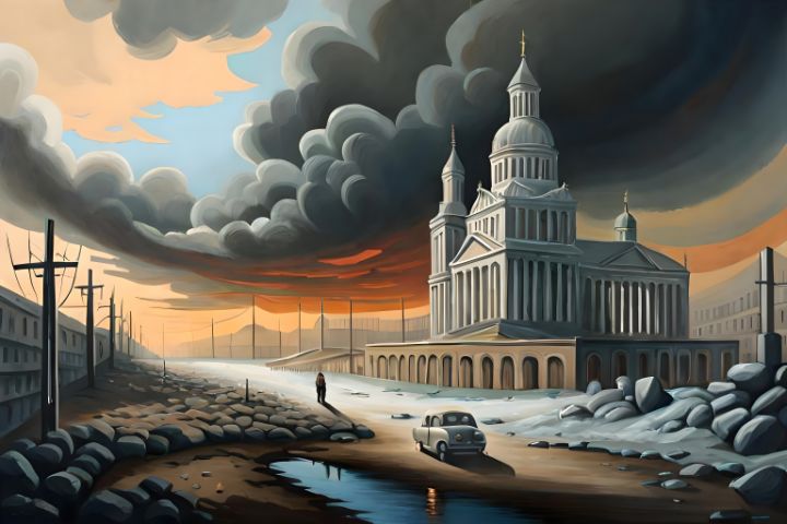 War Aftermath Oil Painting Style - Asharibkhan789 - Digital Art & AI ...