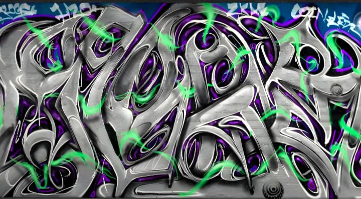 Digital Graffiti Blogs - BLAWGS - Digital Art & AI, Abstract, Text - ArtPal