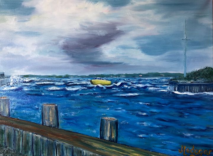 Cold Spring Inlet - JLedogar - Paintings & Prints, Landscapes & Nature ...