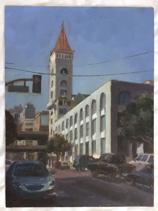 Clock Tower SF - Alinea Light - Paintings & Prints, Places & Travel ...