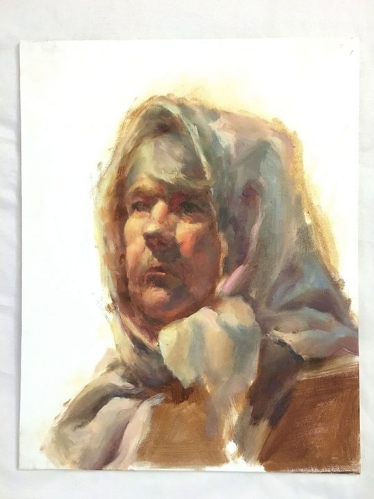 Biblical Old Woman - Alinea Light - Paintings & Prints, People ...