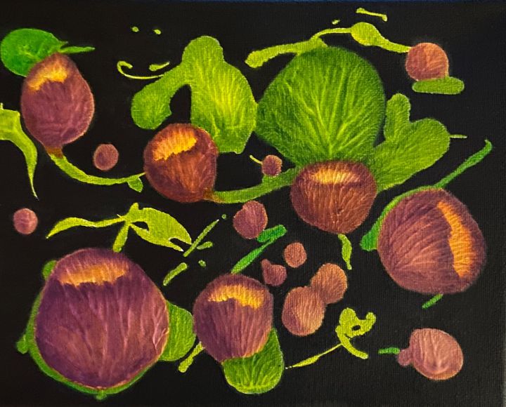Fire flowers - Laura Loomis - Paintings & Prints, Flowers, Plants ...