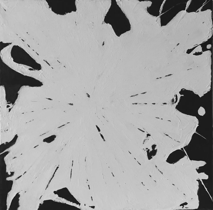 White Hibiscus - Laura Loomis - Paintings & Prints, Abstract, Organic ...