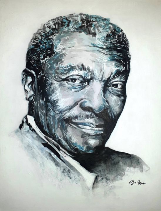 The Thrill Is Gone - Georgia San - Paintings & Prints, People & Figures ...