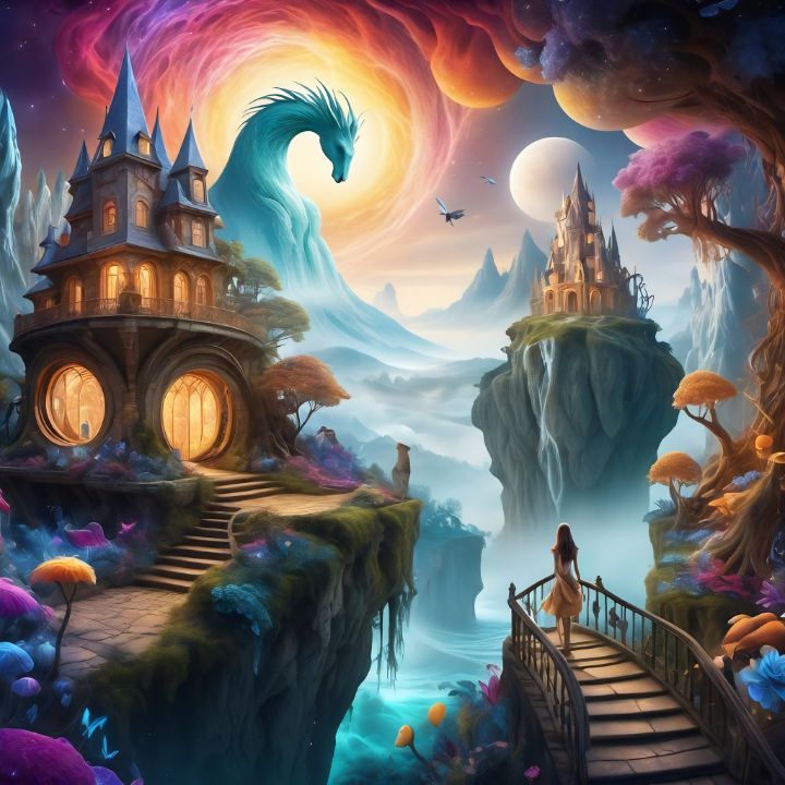 Ethereal Fantasy Realm - Mystical Landscapes: Where Fantasy Meets ...