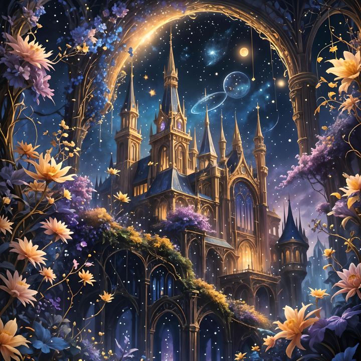 The Garden of Luminous Dreams - Mystical Landscapes: Where Fantasy ...