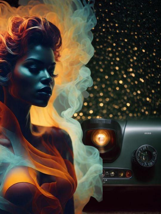 First Lady Flame - PosterFOReveryWALL - Paintings & Prints, People ...