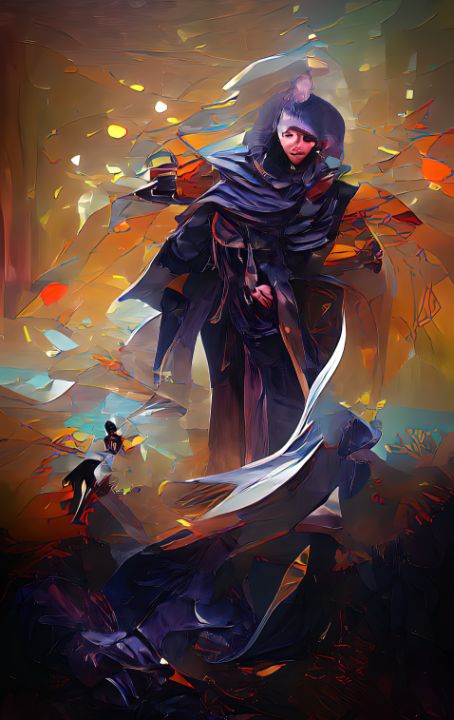 The Traveller - A Journey Of Fantasy - Digital Art & AI, Fantasy ...