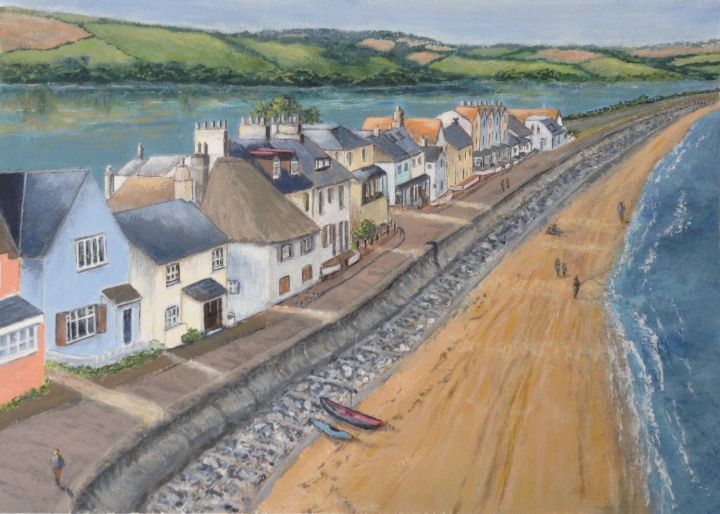Torcross - Jim Griffith - Paintings & Prints, Landscapes & Nature ...