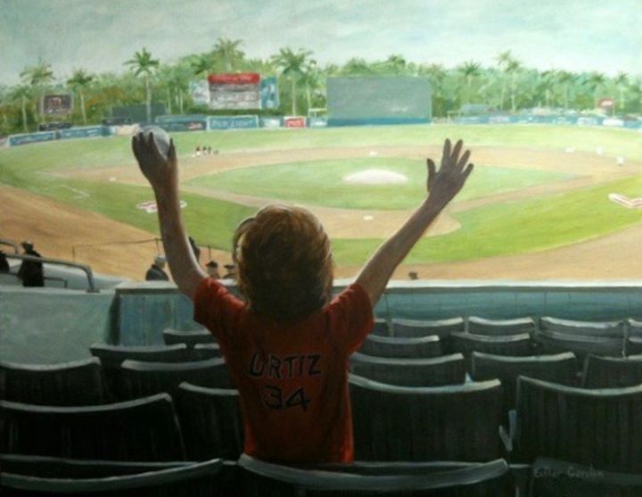 "Spring Training" - Esther Gordon - Paintings & Prints, Sports ...