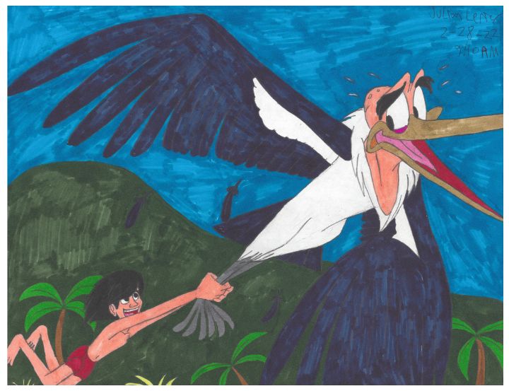 Marabou stork ride - Julian "Cool Jules" Lester - Drawings ...