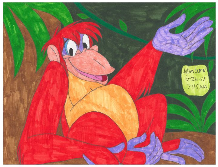Orangutan in the Jungle - Julian "Cool Jules" Lester - Drawings ...