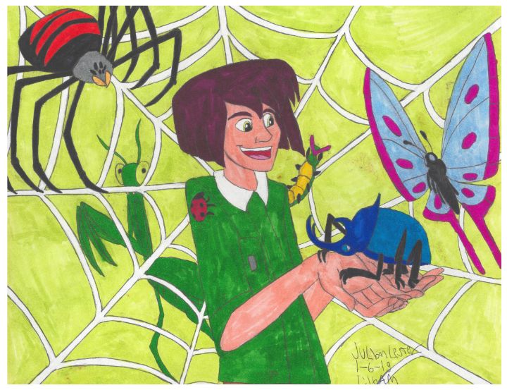Bugsy the insect lover - Julian "Cool Jules" Lester - Drawings ...