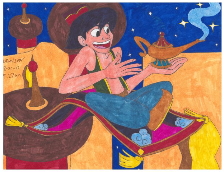 Aladdin and the arabian night - Julian "Cool Jules" Lester - Drawings ...