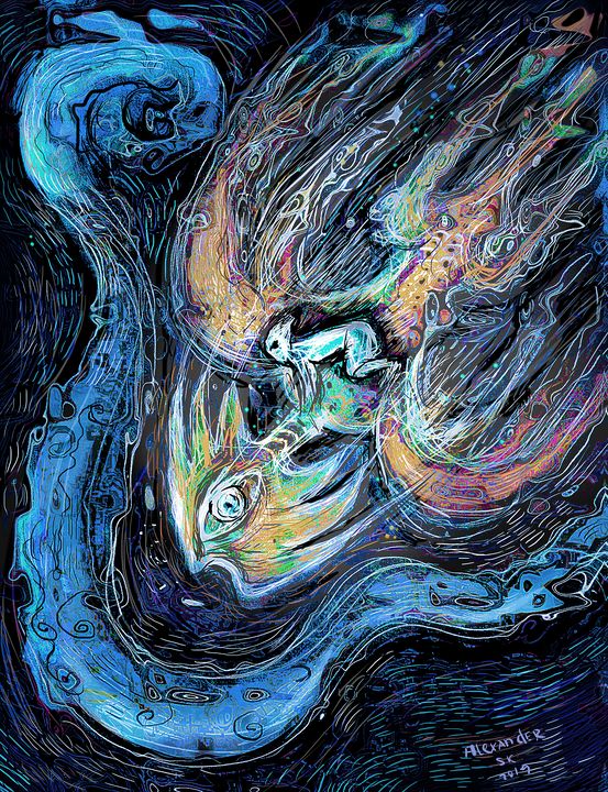 Night Fly - Alex Diadav (Alexander Spivak) - Drawings & Illustration ...