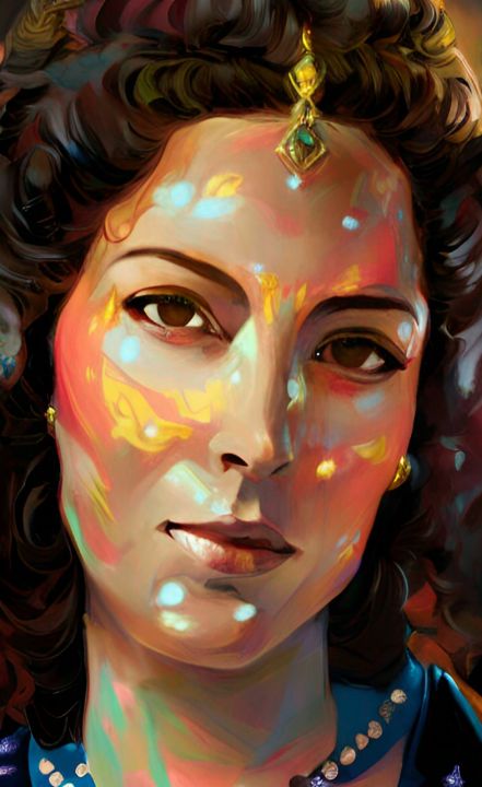 Beautiful latin face - Gaspar Avila - Digital Art & AI, Ethnic ...