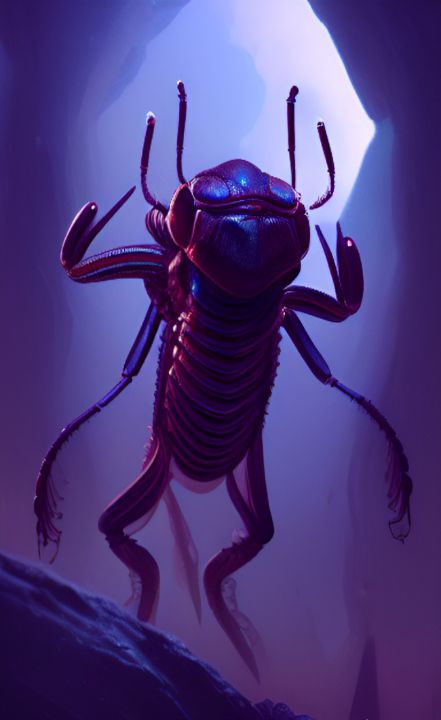 Alien bug - Gaspar Avila - Digital Art & AI, Fantasy & Mythology, Space ...