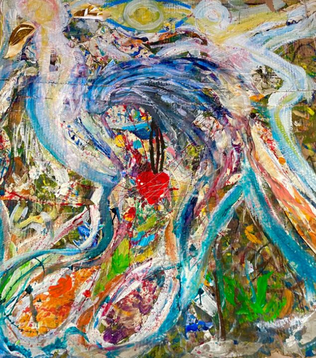 Warrior - kjfelixartist - Paintings & Prints, Abstract, Color - ArtPal