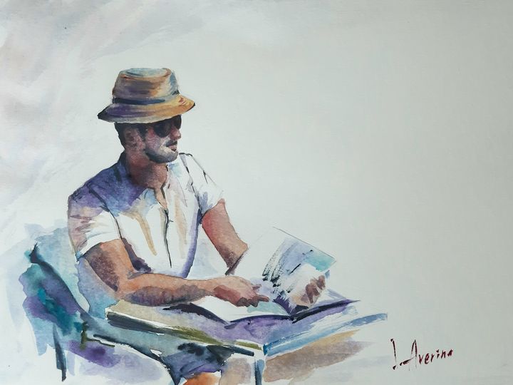 Italian man - AverinaArt - Paintings & Prints, People & Figures, Male ...