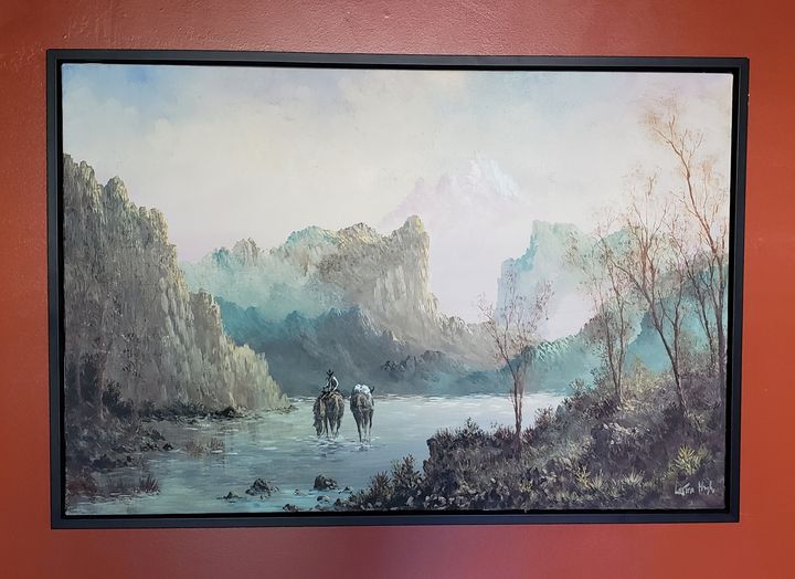Western- Lester Hughes- $200 - Edward McCormick's Estate Art Collection ...