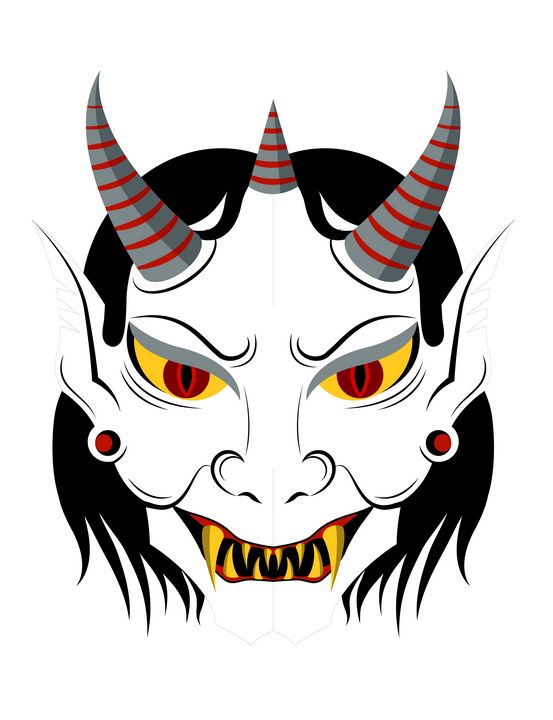 Japanese Demon Face ⛩👹⛩ 🔻Neo Anbu,new Full Face Mask Ready