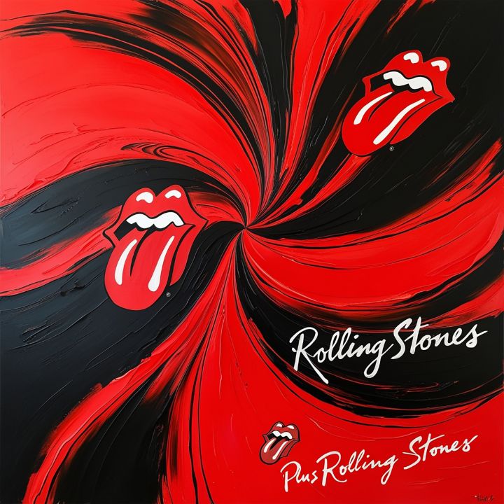 rolling stones - Mila art - Paintings & Prints, Entertainment, Music ...