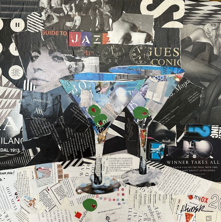 Name Your Poison - Jim Hudek - Crafts & Other Art, Collages - ArtPal