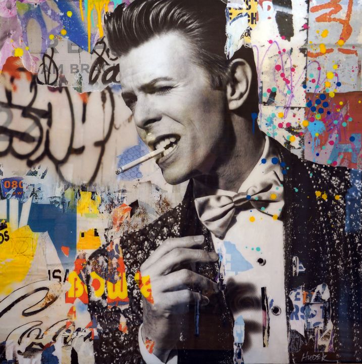 Classic Bowie - Jim Hudek - Crafts & Other Art, Collages - ArtPal