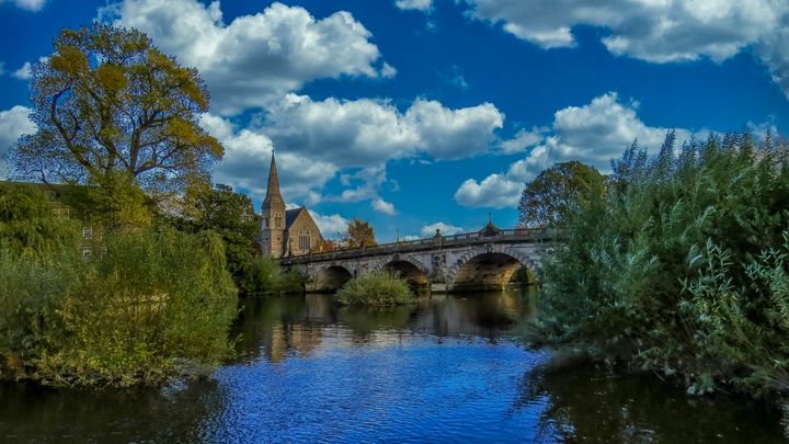 English Bridge across the Severn - Simon Hark - Photography, Buildings ...